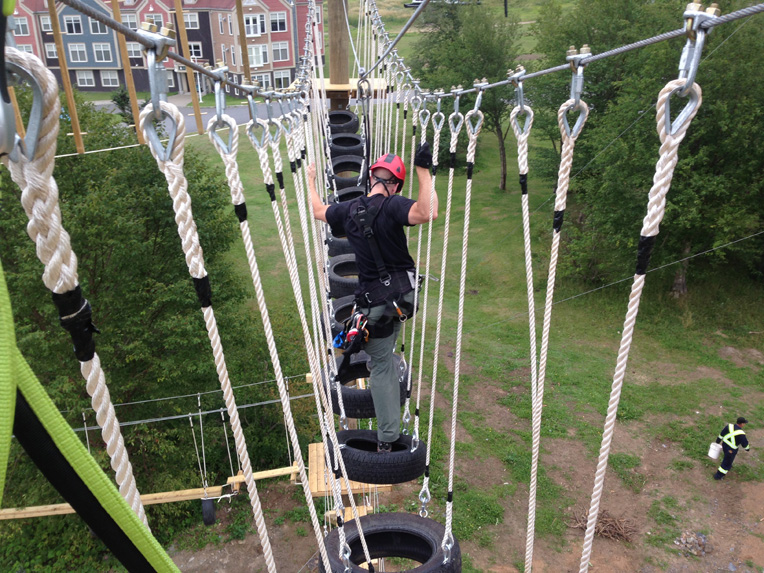 Spider Challenge High Ropes Course | Marble Zip Tours